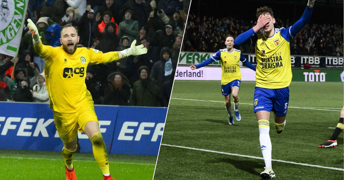 Voor het eerst sinds 1986 twee clubs uit eerste divisie in halve ...