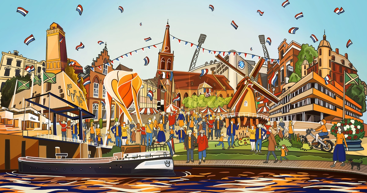 Nieuwscafé in teken van Koningsdag met Esther Ruesen, de Stadsboerin en ...