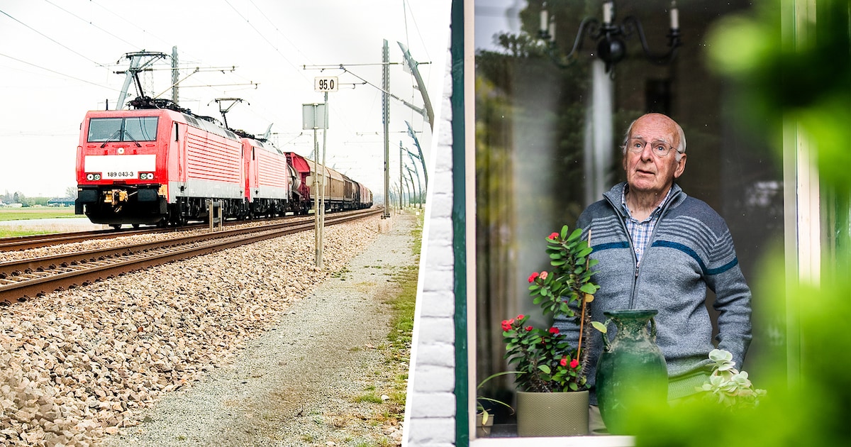 Gerard (83) vecht al dik 30 jaar tegen de overlast van goederentreinen ...