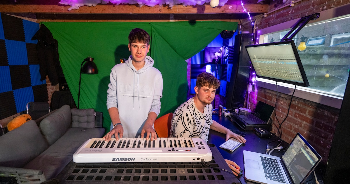 Luc (16) en Sam (15) ambiëren muziekcarrière en pakken door: ‘Ooit ...