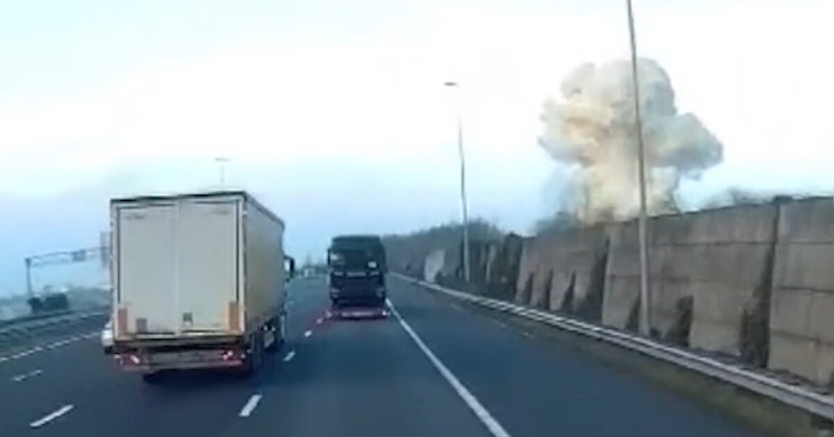 Verdachte (54) die halfnaakt vluchtte na vastgelegde explosie van ...