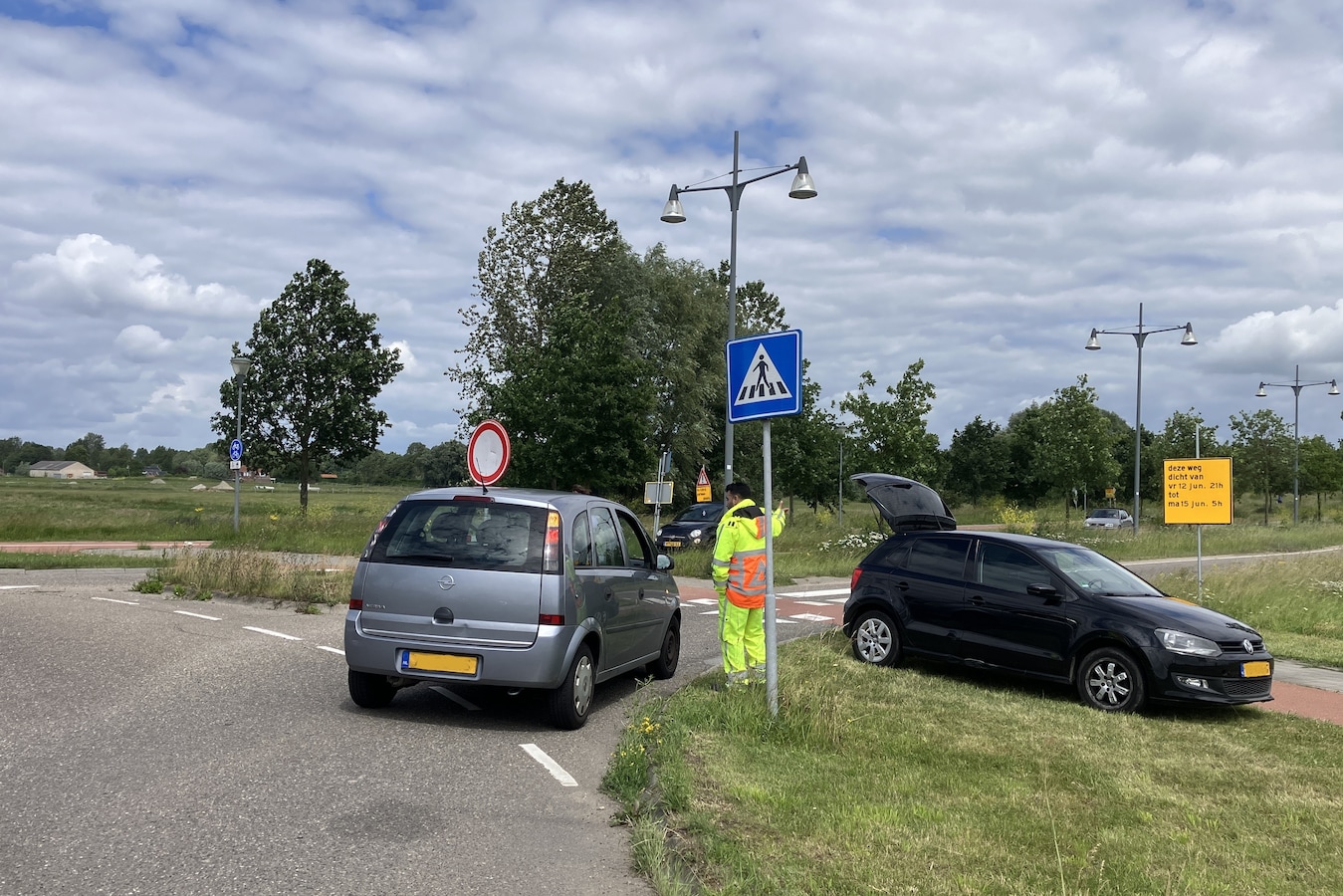 Nieuw asfalt en een flinke afsluiting: dat deed dit weekend even pijn ...