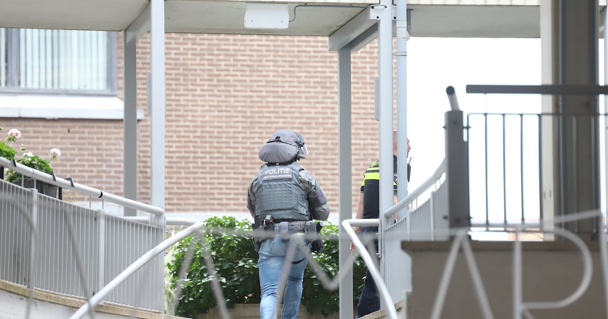 Door arrestatieteam opgepakte man weer thuis, buren snappen er niets ...