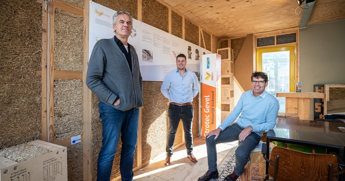 Eindhovens bedrijf gelooft in woningen van stro en heeft Heesch op het ...
