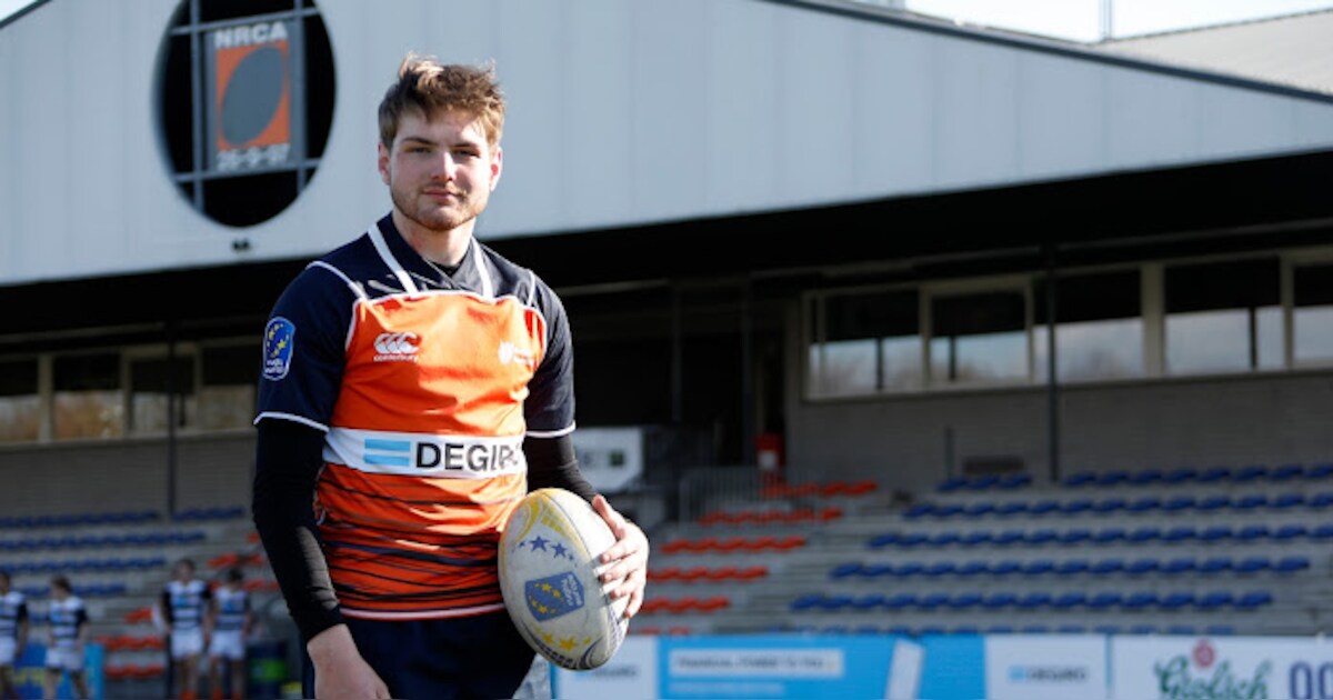 Rugbyer Tygo de Jong (17) uit Ede jaagt in Grenoble zijn profdroom na ...
