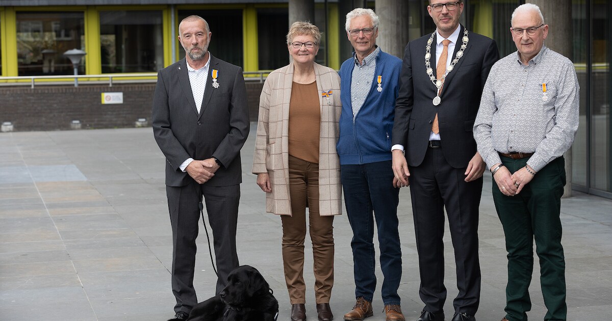 Deze Doetinchemmers kregen vandaag een lintje voor hun inzet ...