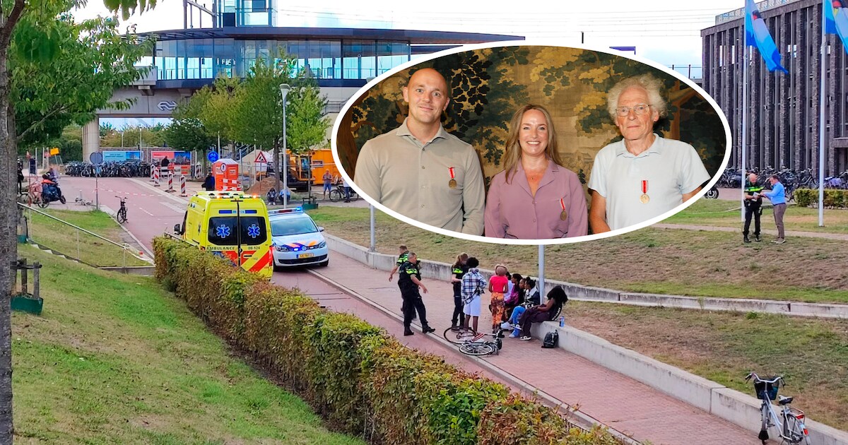 Helden krijgen medaille voor levensgevaarlijk ingrijpen bij ...