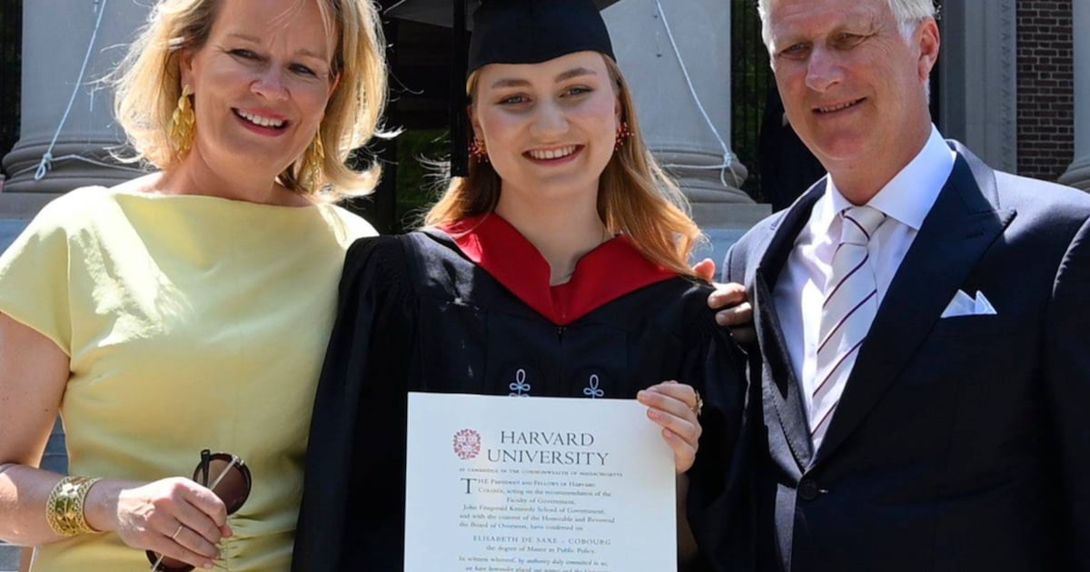 Belgische kroonprinses Elisabeth (24) heeft Harvard-diploma op zak ...