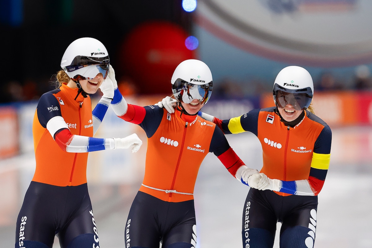 Slotdag EK afstanden levert Nederland vijf medailles op, schaatssters ...