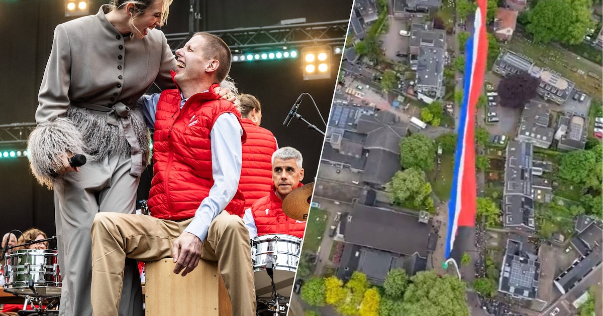 TERUGLEZEN Bevrijdingsdag Wageningen | 80.000 bezoekers • Jostiband met ...