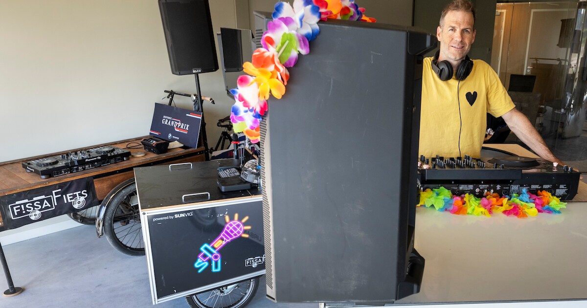Joppe bouwt bakfietsen mét dj-booth: ‘Bij het laatste model kun je er ...