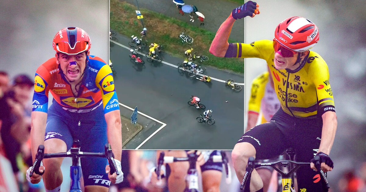 Jonas Vingegaard grijpt ondanks val de macht in Vuelta met knappe ...
