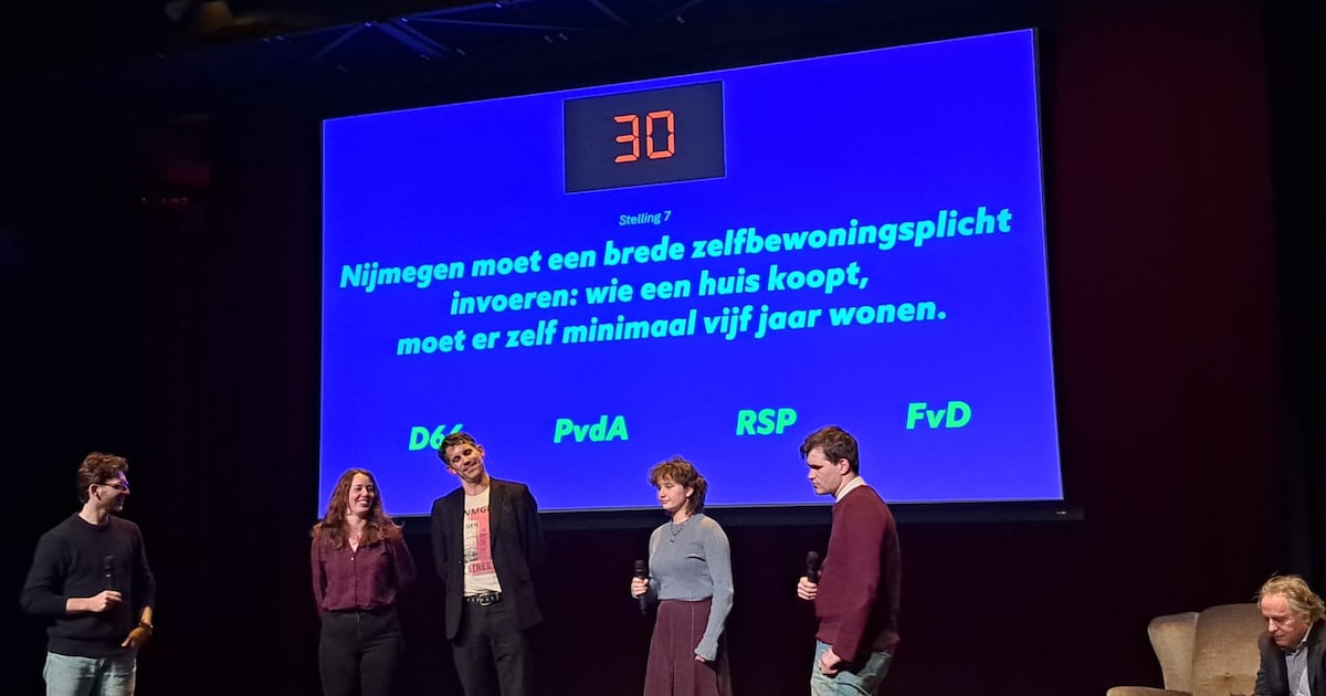 Voor het eerst in verkiezingstijd álle partijen van Nijmegen in debat ...