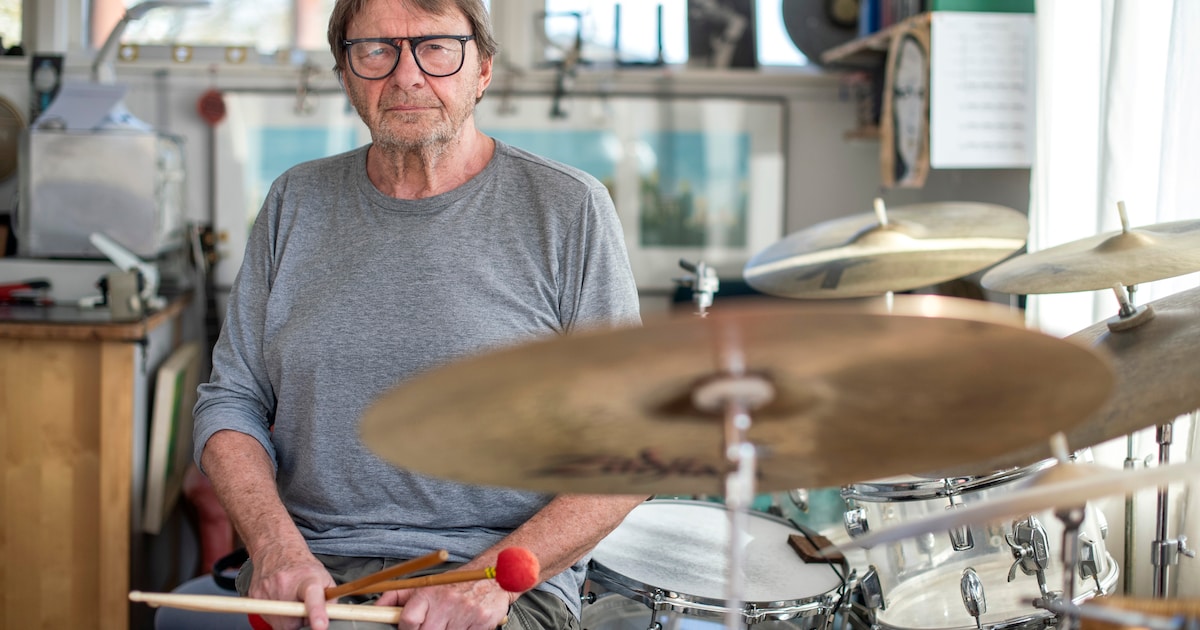 Drummer Pierre Courbois (83) heeft het veel te druk om dood te gaan ...
