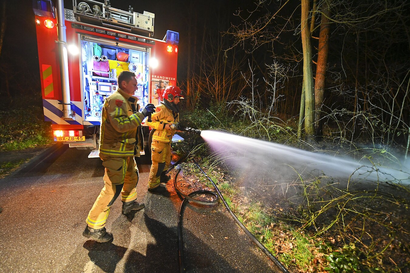 Stuk bos in brand bij Aalst door weggegooide sigaret: brandweer ...