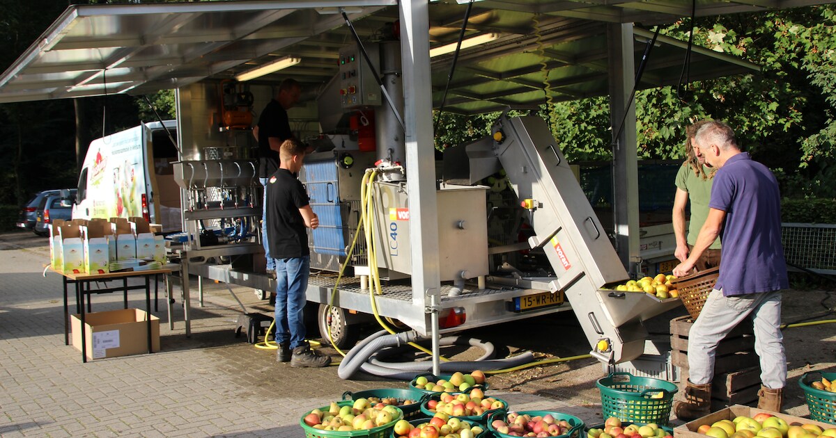 Met appels en peren uit eigen tuin naar de sapmachine | West Betuwe ...