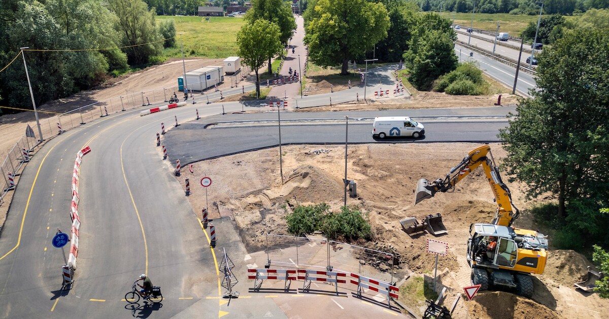 Hinder voor verkeer over Mandelabrug door aanleg nieuwe kruising ...