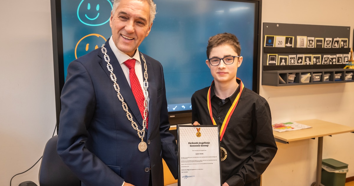 Tranen bij primeur voor jeugdheld Justin: ‘Je bent een geweldig ...