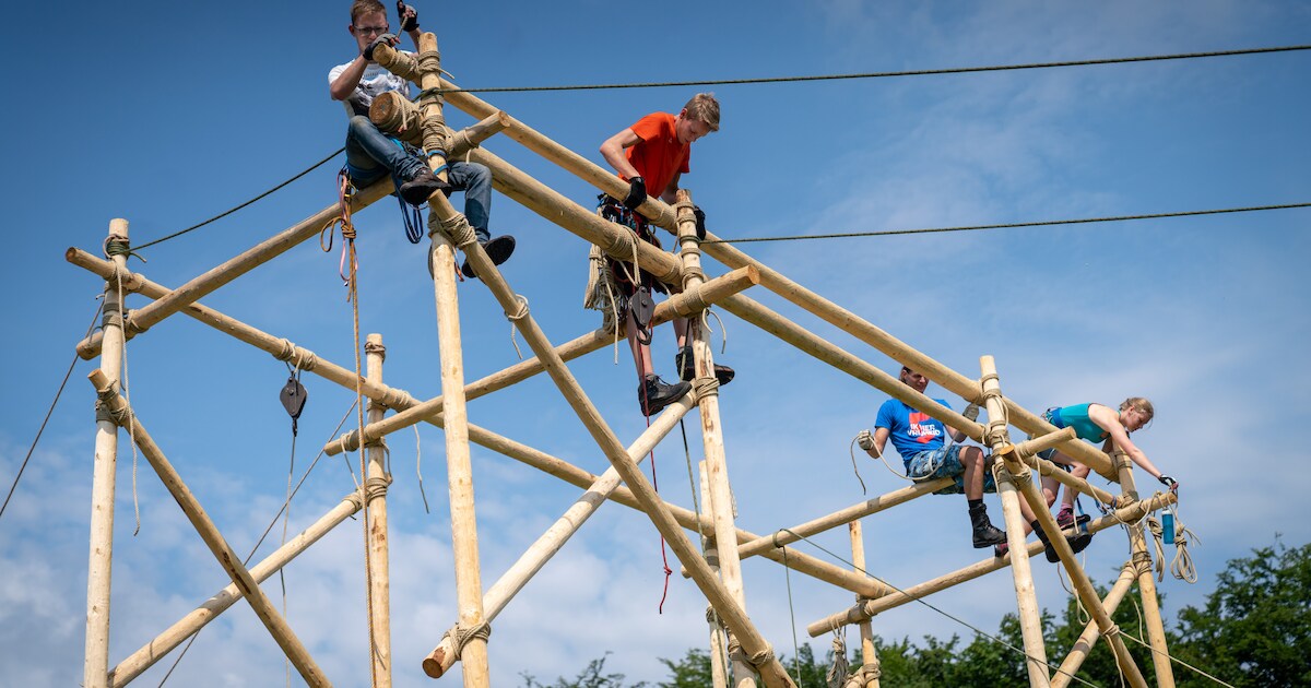 Scouts Intercamp moeten storm in tenten doorstaan | Rheden | De ...