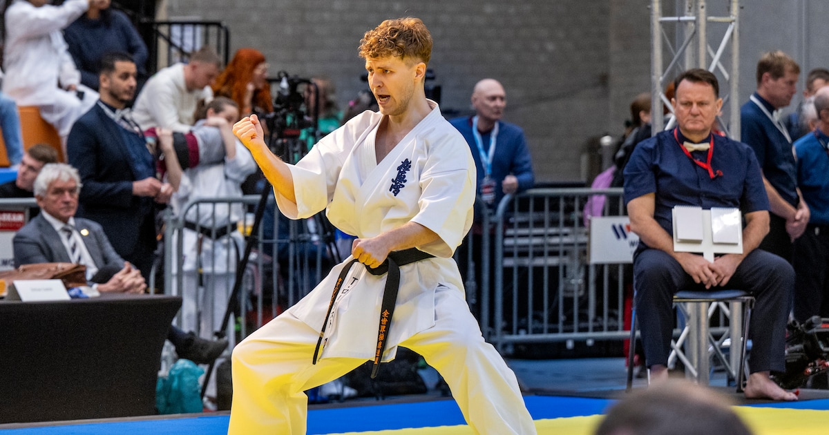 Tijn Lorist in eigen stad wereldkampioen karate: 'Had niet gedacht dat ...