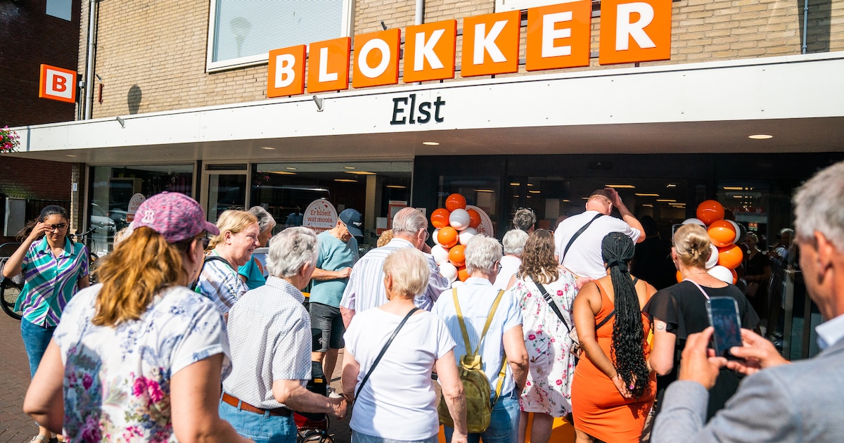 Blokker is terug en dat wil Elst weten: grote drukte bij heropening ...