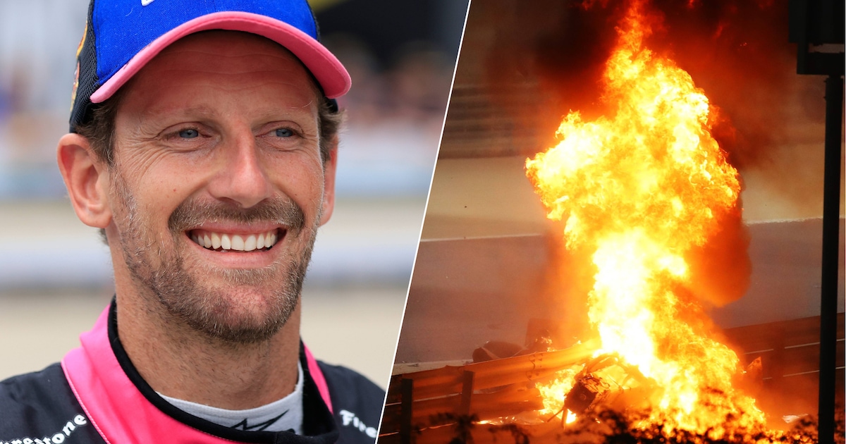 Romain Grosjean keert vijf jaar na horrorcrash terug in Formule 1-auto ...