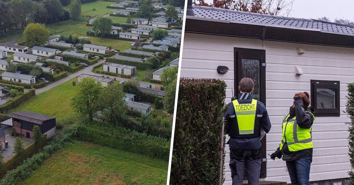 Vakantiepark wordt ontruimd, tot grote onvrede van de vaste bewoners ...