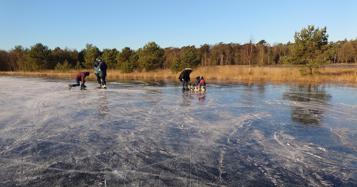 Hoe de eerste schaatser op het Leersumse Veld door het ijs zakte (maar er wel van genoot ...