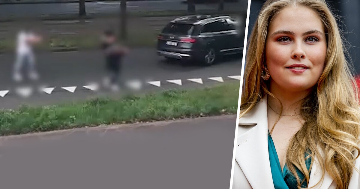 Radio-dj rijdt toevallig dezelfde route als prinses Amalia en wordt ...