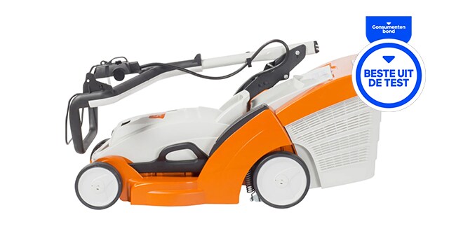 De beste maaimachine kan ook mulchen en dat scheelt een hoop afval ...