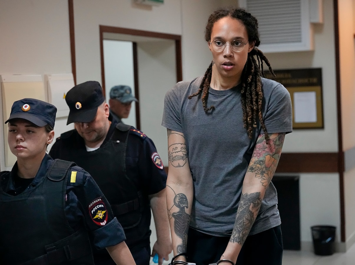 Amerikaanse basketbalvedette Brittney Griner overgeplaatst naar ...