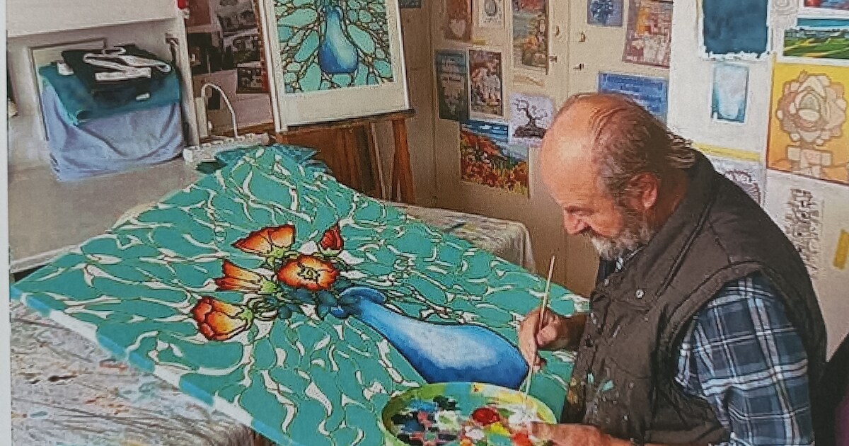 Kleurrijke bloemschilderijen in Turmac Cultuurfabriek | Zevenaar | De ...