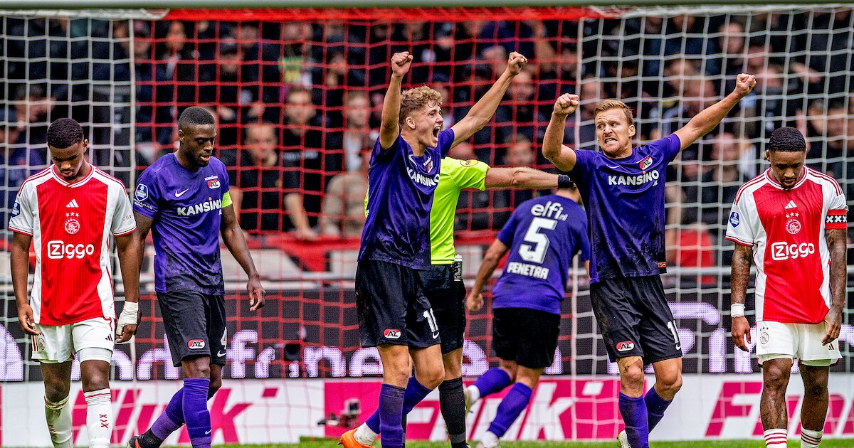 Ajax belandt onder degradatiestreep na nieuwe dreun van AZ | Voetbal ...