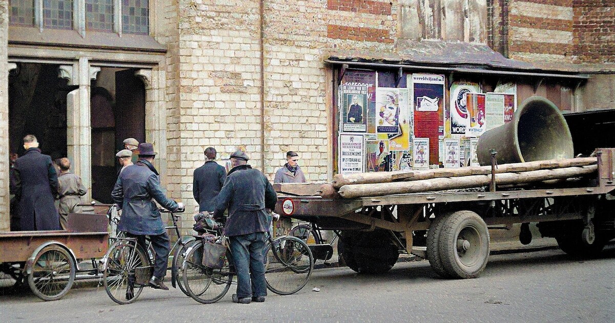 Doetinchems bombardement in ingekleurde foto's brengt ellende nóg ...