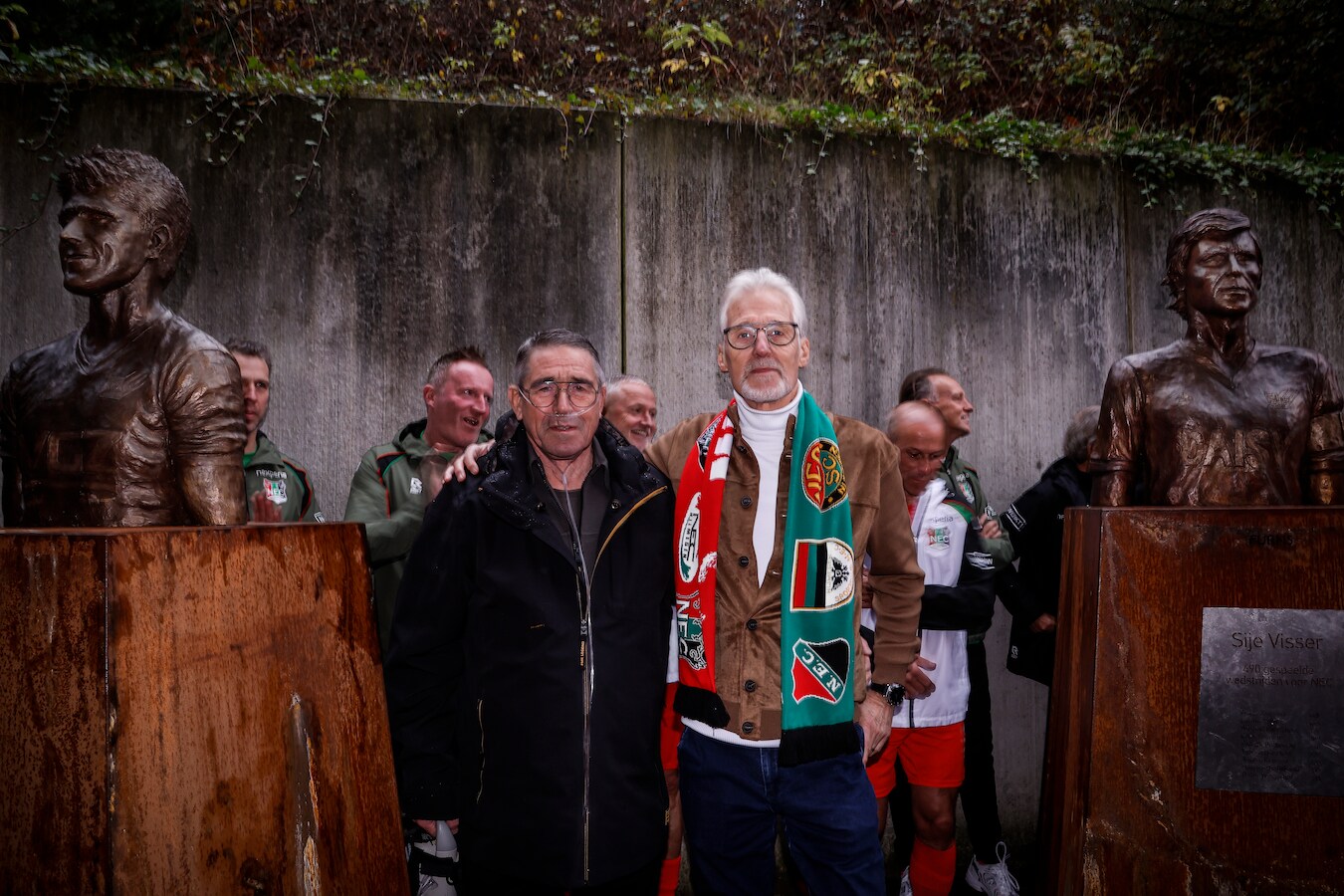 NEC-iconen Frans Janssen en Sije Visser hebben het leven weer omarmd ...