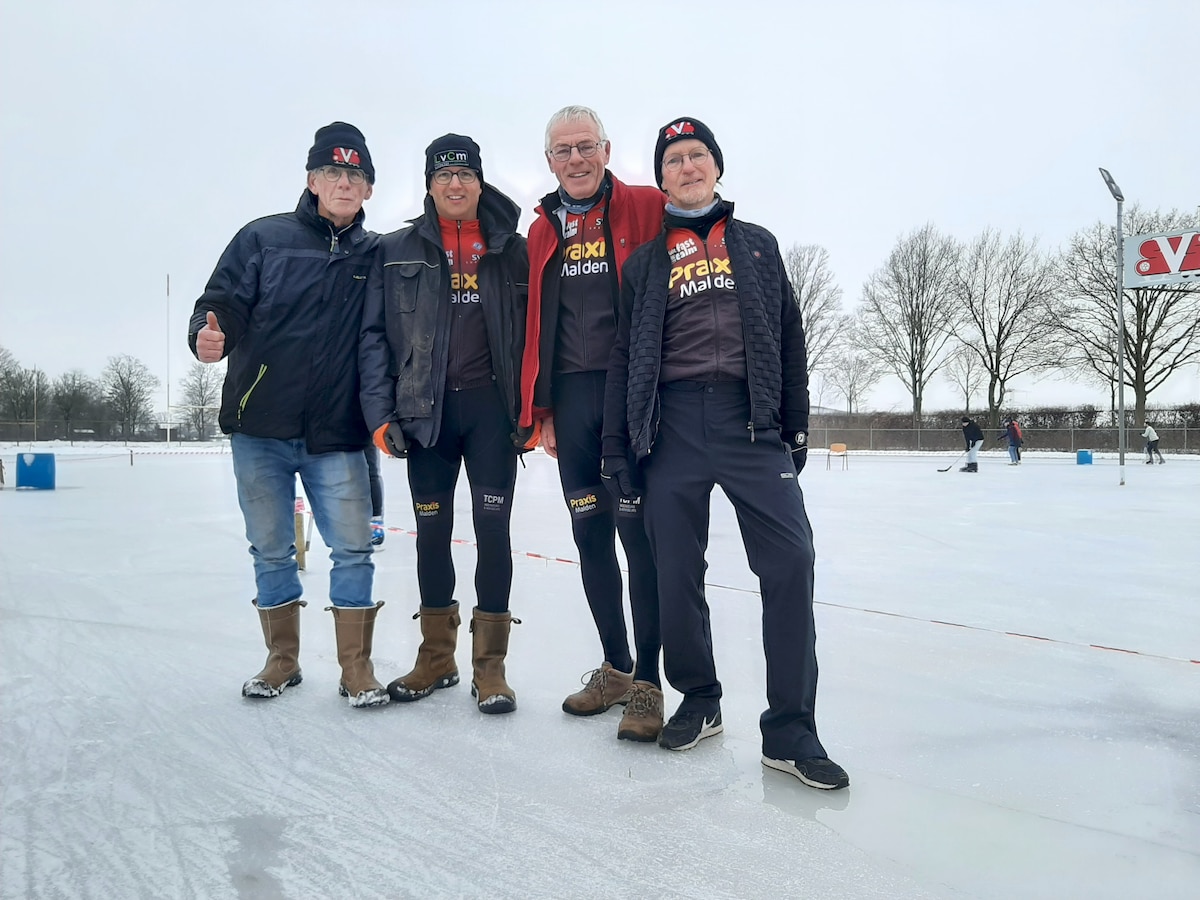 Een goede schaatsbaan hoeft niet perfect te zijn, in Stevensbeek weten ...