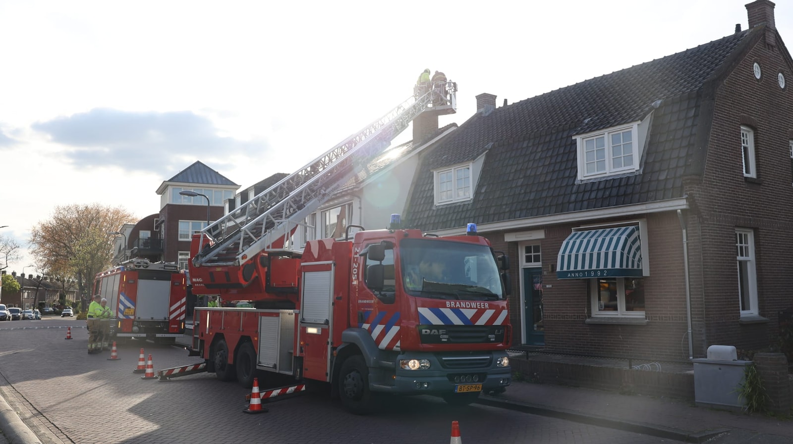 Brandweer bevrijdt vogel uit schoorsteen in Rosmalen | Foto ...