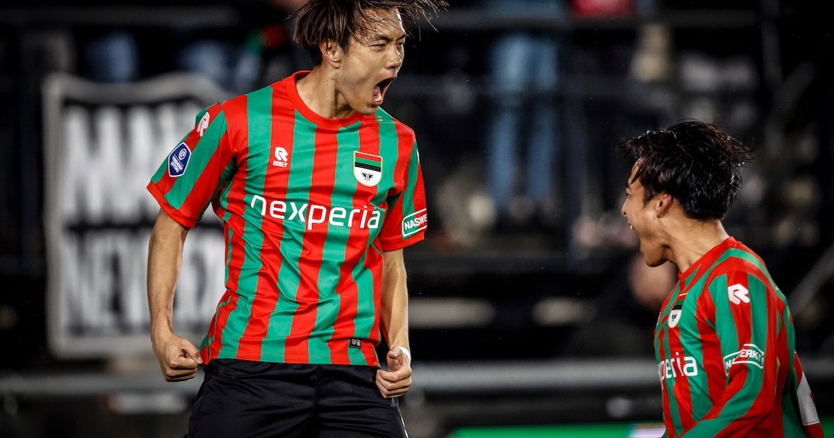 Koki Ogawa knipoogt naar Kento Shiogai na hoofdrol voor NEC: ‘Vandaag was ik de beste spits ...