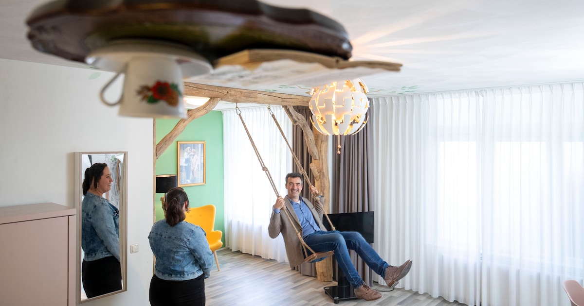 Een schommel in de hotelkamer: alles staat in het teken van vrijheid in ...