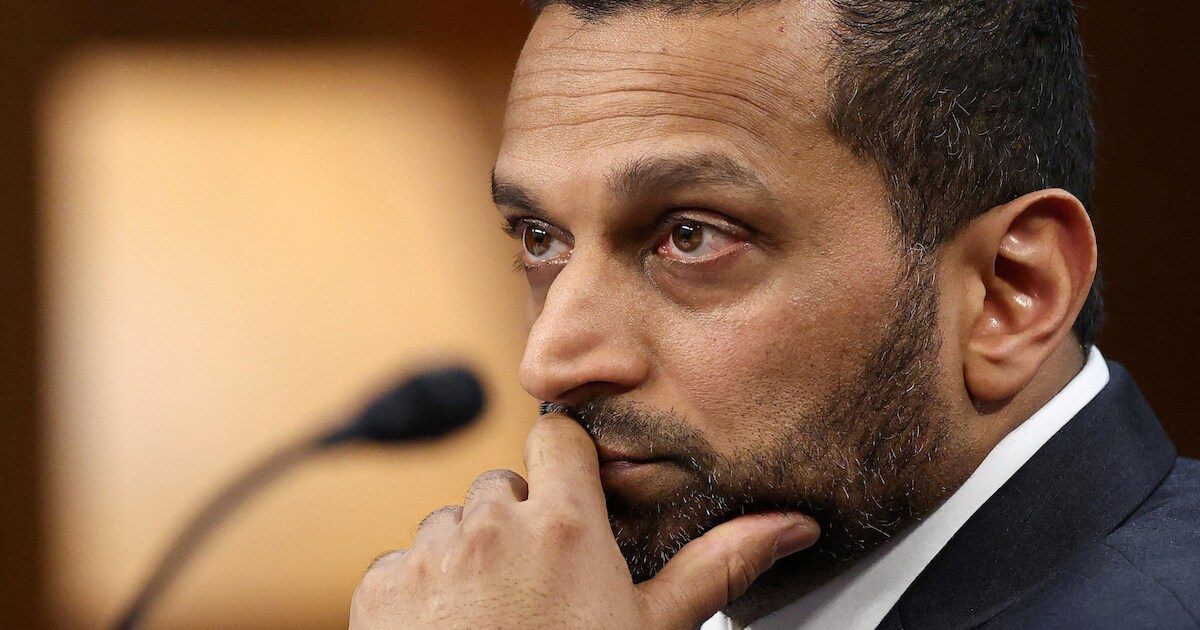 FBI-baas Patel eist 250 miljoen dollar van tijdschrift om artikel over ...