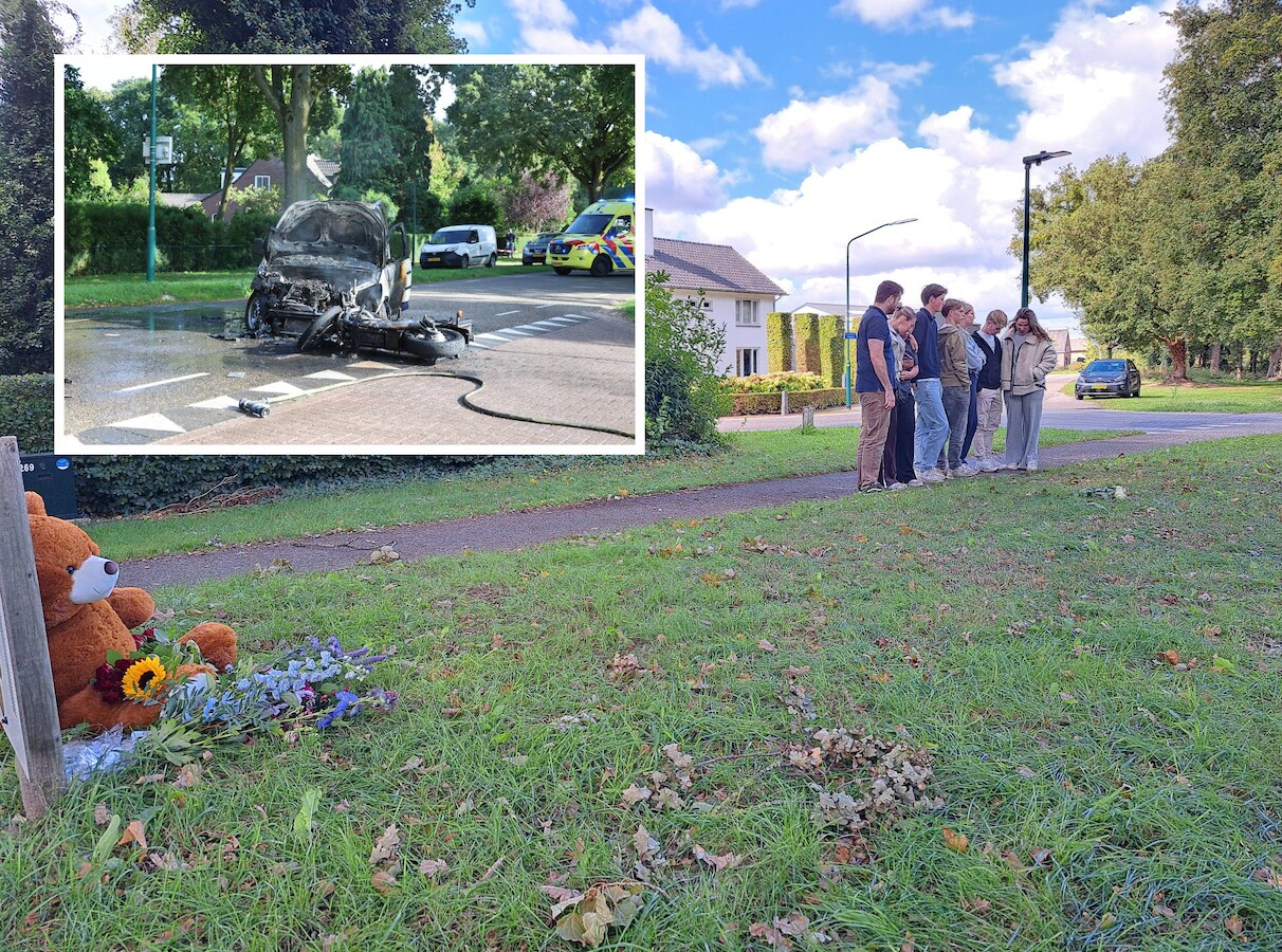 Motorrijders groeten Lynn (29), die omkwam bij ongeluk Maashees, één ...