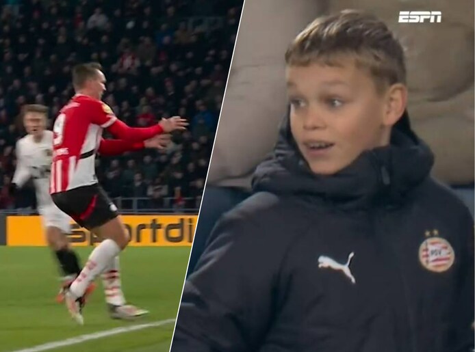 Ballenjongen bij PSV gaat viral met actie die thuisploeg bijna doelpunt ...