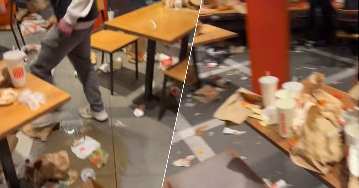 Gigantische bende op video bij Burger King op Koningsdag: ‘Respectloos ...