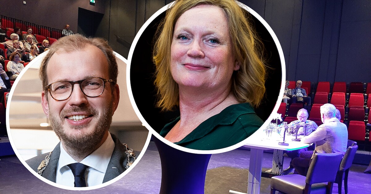 Mark Boumans en Ariane Kop, nieuwe directeur Amphion, in Nieuwscafé ...