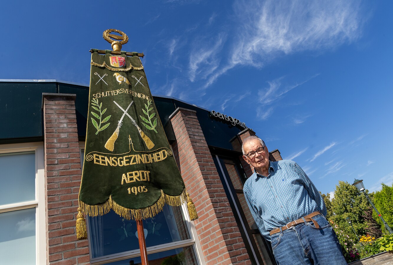 Wim Putman (91) is al 75 jaar lid van schutterij Eensgezindheid, al ...