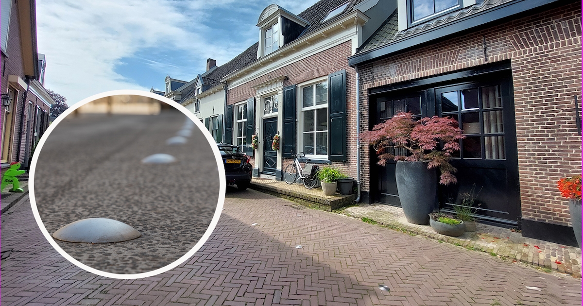 Jaar na plaatsen heeft gemeente toch spijt van de metalen punaises in ...