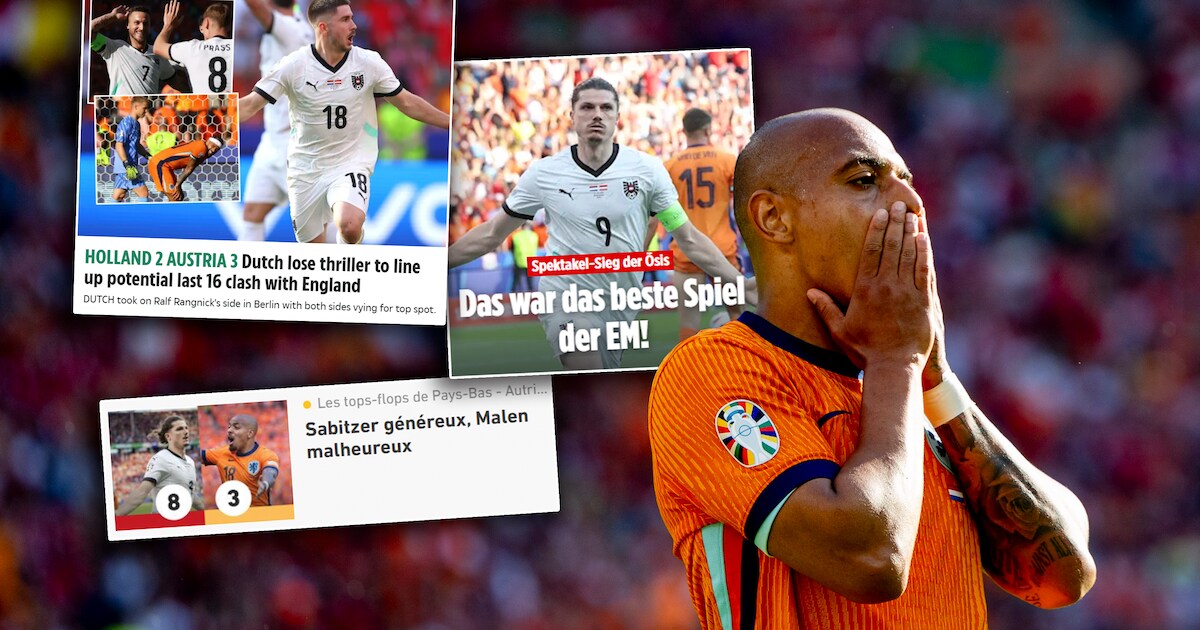 Buitenlandse media vergelijken Nederland-Oostenrijk met afgang Ajax in ...