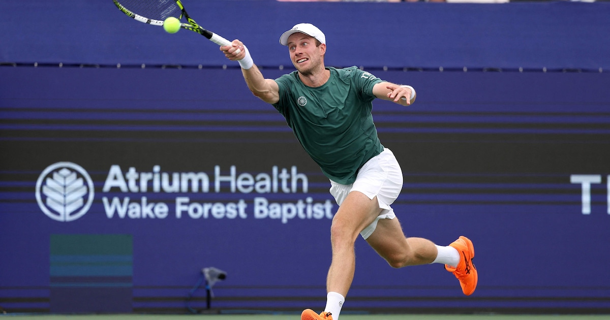 Botic van de Zandschulp grijpt naast eerste ATP-titel in Winston-Salem ...