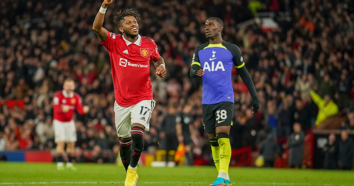 Fred en Fernandes helpen United van Ten Hag aan zege tegen Tottenham ...