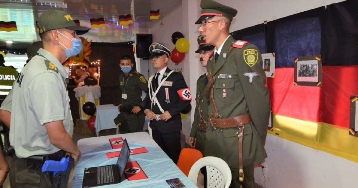 Colombiaanse president verontschuldigt zich voor nazisymbolen tijdens ...